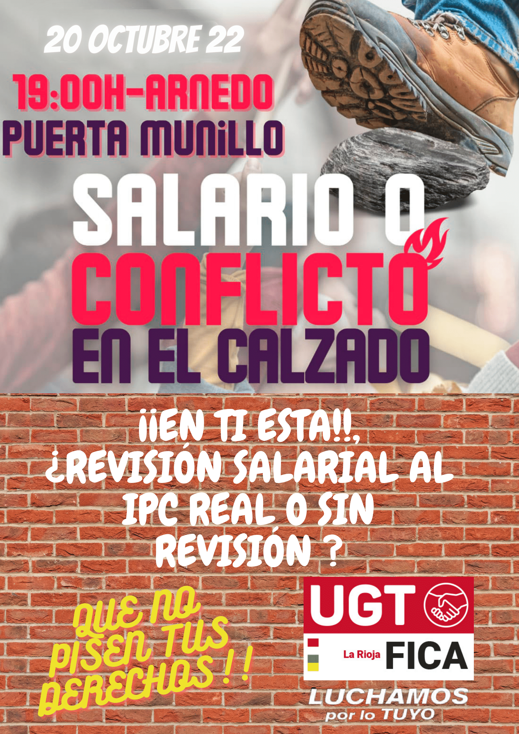 Ugt La Rioja La Patronal Del Calzado Miente Cuando Culpa A Los